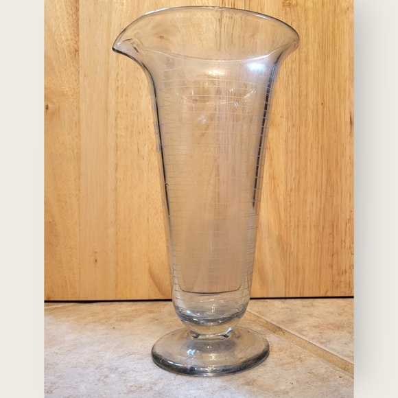 Accents | Vintage Apothecary Beaker With Etched Glass Numerals For ...